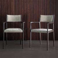 China Nordic Modern Luxury Backrest Dining Room Chair Leisure Hotel Dining Chair for sale