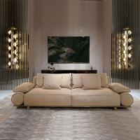 China Italian Design Hot Sale Luxury Leather Sofa Set Furniture Living Room Modern Sectional Sofa for sale