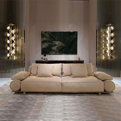 China Italian Design Hot Sale Luxury Leather Sofa Set Furniture Living Room Modern Sectional Sofa for sale