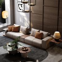 China Modern Simple Sophisticated Villa Leather Sofa for Spacious Living Room for sale