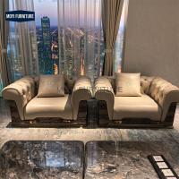 China High Quality Italian Design Sofas for Home Luxury Furniture Sofa Set Villa Living Room Modern Sofa Set for sale
