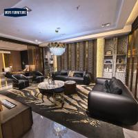 China Customization Huge Italian Modern Sectional Sofa Couch Living Room Leather Luxury Sectional Sofa for sale