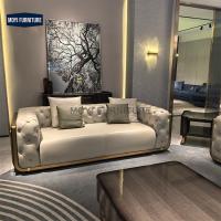 China Luxury Design European Style Quality Nubuck Fabric Living Room Sofa Set Furniture for sale