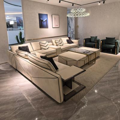 China Support Customizable European Style Luxury Sofa Furniture Sectional Living Room Modern Luxurious Couch Sofa for sale