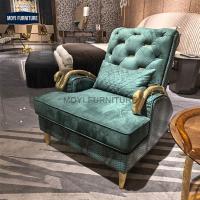 China Custom New Designer Style Luxury Microfiber Fabric Leather Sofa Home Furniture House Sofa Set Luxury Living Room with Brass Legs for sale