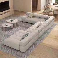 China Customizable L Shape Corner Living Room Furniture Modern Style Customized Color Leather Sectional Sofa Set Youpin for sale