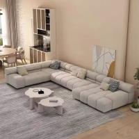 China Customizable L Shape Corner Living Room Furniture Modern Style Customized Color Leather Sectional Sofa Set Youpin for sale