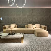 China New Model Upholstery Fabric Sofa Set Designs Italian Style Muebles Luxury Modern Living Room Set Furniture Sofa for sale