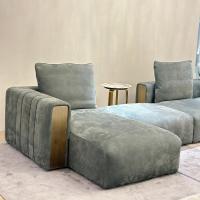 China New Model Upholstery Fabric Sofa Set Designs Italian Style Muebles Luxury Modern Living Room Set Furniture Sofa for sale