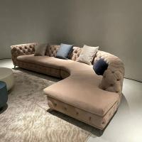China Royal Sofa Set Luxury Living Room Furniture Chesterfield Corner Sofa Set for sale
