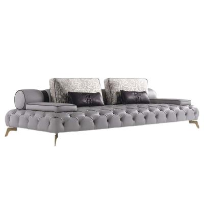 China Luxury Sofa Living Room Furniture Curved Home Lounge Sofa Sets Italian Modern Fabric Velvet Sofa SALA Set Furniture for sale