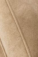 China Modern Beige Fabric Sofa With Gold Accents and Soft Cushions for sale