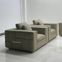 China High - End Luxury Sofa Set With Marble - Inlaid Details, Ideal for Upscale Living Rooms for sale