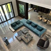 China L for Modular Italian Corner Luxury Material Fabric Home Sectional Modern Furniture Luxury Living Room Sofa for sale