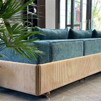 China L for Modular Italian Corner Luxury Material Fabric Home Sectional Modern Furniture Luxury Living Room Sofa for sale