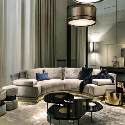 China Sectional Sofa Set Living Room Sofas 7 12 Seater Italian Sectional Sofa Fabric Grey Luxury Modern for sale