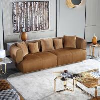 China High End Royal Sectional Couch Luxury Sofa Set Living Room Furniture New Design Villa Leather Sofa Set Modern for sale