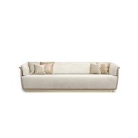 China CONTEMPO Luxe Velvet Sofa With Soft Upholstered Finish for sale