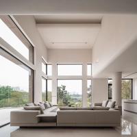China Italy Design Genuine Leather Living Room White Simple Design Modern Sofa Set L Shaped Leather White Sectional Sofa for sale
