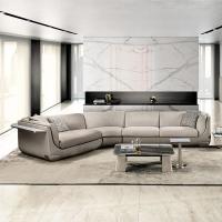 China MOYI Italian Sectional Sofa New Design High Quality Living Room Modern Sofa Set Furniture Luxury Italian Leather Sofa for sale