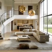 China Manufacturer Custom Luxury Couch Living Room Furniture Set Italian Luxury Modern L Shaped Leather Sectional Sofa Set for sale