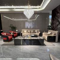 China Modern Luxury Living Room High-End Leather Sectional Sofa Set Home Furniture with Corner Feature for Dining for sale