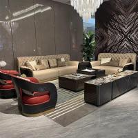 China Modern Luxury Living Room High-End Leather Sectional Sofa Set Home Furniture with Corner Feature for Dining for sale
