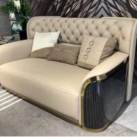 China Modern Luxury Living Room High-End Leather Sectional Sofa Set Home Furniture with Corner Feature for Dining for sale
