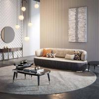 China Italian Post Modern Custom Upholstery Sofa Fabric Couches 2 3 Seat Sectional Fabric Sofa Set for Living Room Luxury Furniture for sale