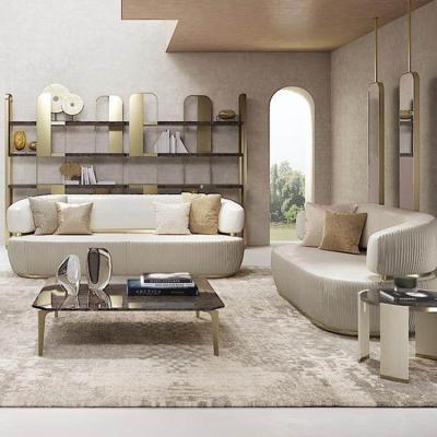 China Italian Post Modern Custom Upholstery Sofa Fabric Couches 2 3 Seat Sectional Fabric Sofa Set for Living Room Luxury Furniture for sale