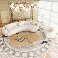 China Boca Design Villa Modern Style Light Luxury Living Room Furniture Sets Customize Sofas for Sale for sale