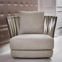 China High Quality Twist 2 Seat Leather Couch Designer Luxury Italian Modern Curved Sofa for sale