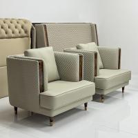 China Italian Luxury Sofa Set Living Room Furniture Sectional Wood Armrest Three Seater Couches Luxury Living Room Sofa for sale