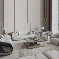 China Elegant Sofa Suite with Unique Color - blocking Design, Suited for High - end Home Spaces for sale