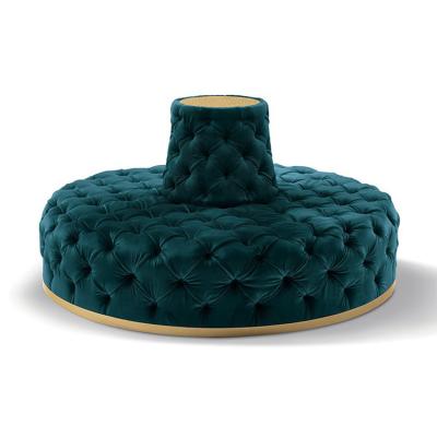 China Circle Couch Furniture Circular Round Shape Hotel Lobby Sofa for sale