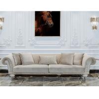 China New High-end Design Italian Luxury Home Villa Technology Fabric Embroidery Sofa Cover for sale