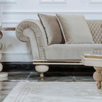 China New High-end Design Italian Luxury Home Villa Technology Fabric Embroidery Sofa Cover for sale