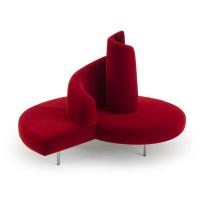 China Modern Artistic Design Velvet Public Area Sofa for Home Hotel Lobby and Mall for sale