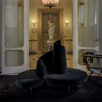 China Modern Artistic Design Velvet Public Area Sofa for Home Hotel Lobby and Mall for sale