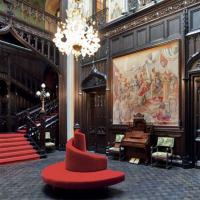 China Modern Artistic Design Velvet Public Area Sofa for Home Hotel Lobby and Mall for sale