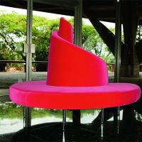 China Modern Artistic Design Velvet Public Area Sofa for Home Hotel Lobby and Mall for sale