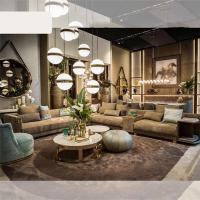 China Modern L-Shape Sectional Genuine Leather Sofa Set for Living Room Hotel Elegant Design Stylish Furniture for Apartment Home Use for sale