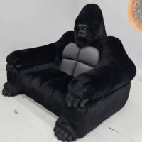 China Animal Design Series Gorilla Out-look Sofa Set Design for Hotel Living Room Decor Fabric Upholstery King Kong Sofa Couch for sale