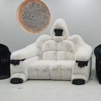 China Animal Design Series Gorilla Out-look Sofa Set Design for Hotel Living Room Decor Fabric Upholstery King Kong Sofa Couch for sale