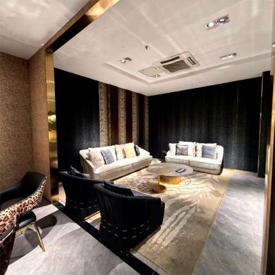 China MOYI Italian Modern Simple Luxury Style High-End Leather Sectional Sofa Set for Living Room Elegant Leather Furniture for sale