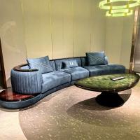 China Arabic Living Room Sectional Corner Soft Comfy Suede Curved Modular Couch Sofa Nordic Modern Luxury Lounge Velvet Fabric Sofa for sale