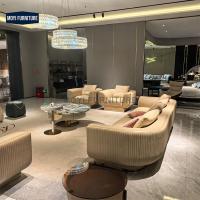 China MOYI Custom Furniture Factory for Villas and Luxury Houses Leather Living Room Furniture Comfortable Chesterfield Sofas for sale