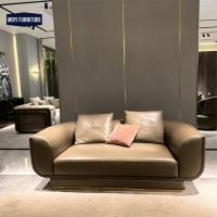 China MOYI Custom Furniture Factory for Villas and Luxury Houses Leather Living Room Furniture Comfortable Chesterfield Sofas for sale
