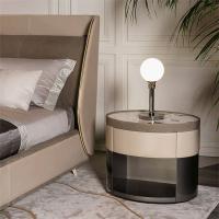 China Wholesale Apartment Hotel Home Furniture Beside Cabinet Luxury Bedroom Nightstand Set 2 for sale