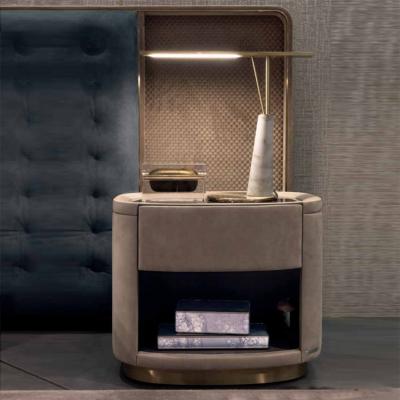 China Home Furniture Modern Nightstand Side Table With 2 Drawers, Nightstands Set of 2, Wood Frame Table With Storage for Bedroom for sale